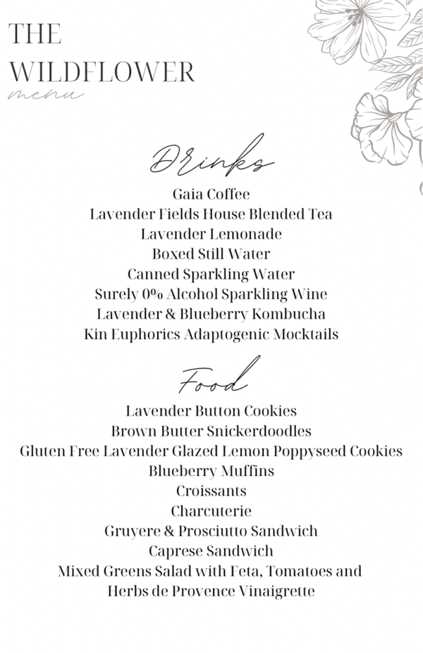 Wildflower Café – Lavender Fields