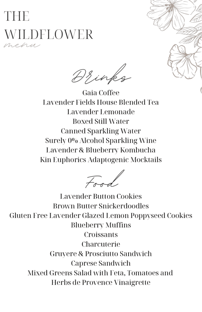 Wildflower Café – Lavender Fields