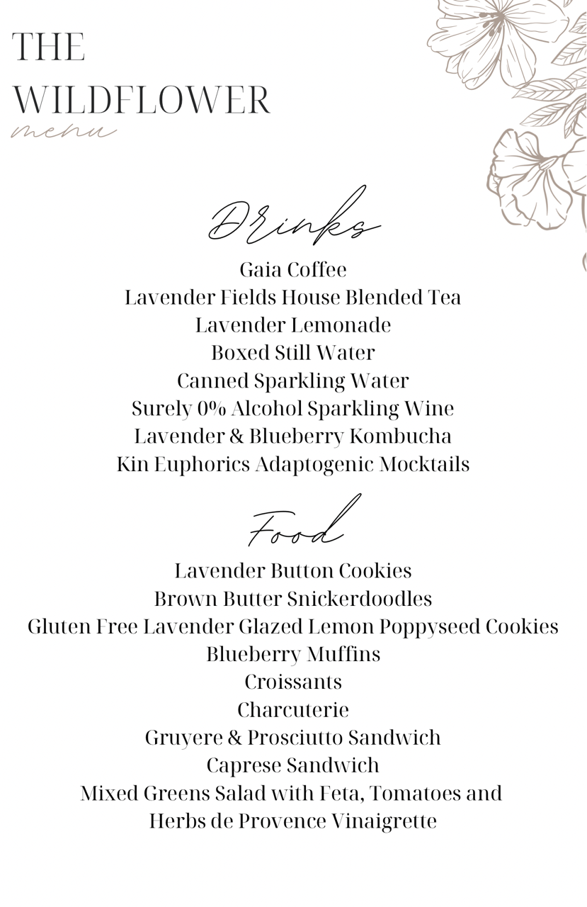 Wildflower Café – Lavender Fields